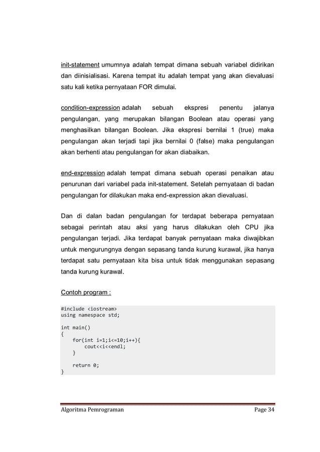 Praktikum Algoritma Pemrograman | PDF