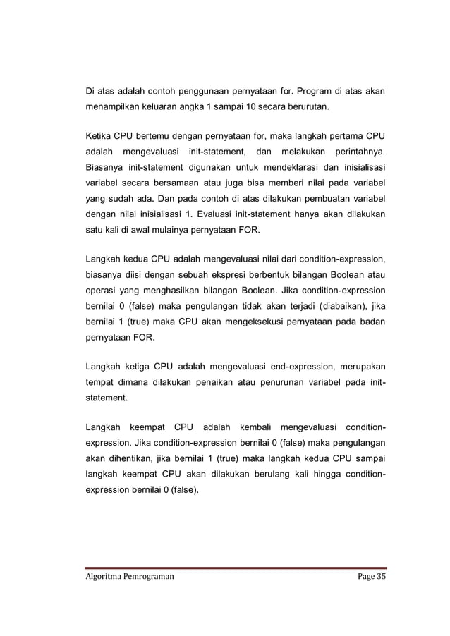 Praktikum Algoritma Pemrograman | PDF