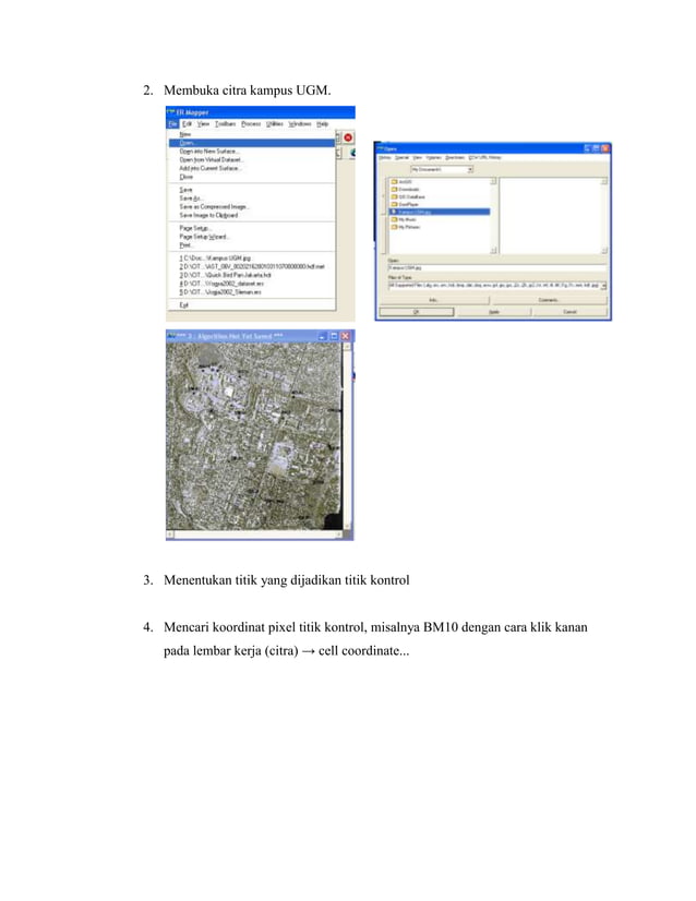 Praktikum ekstraksi foto 2D dari foto udara | PDF