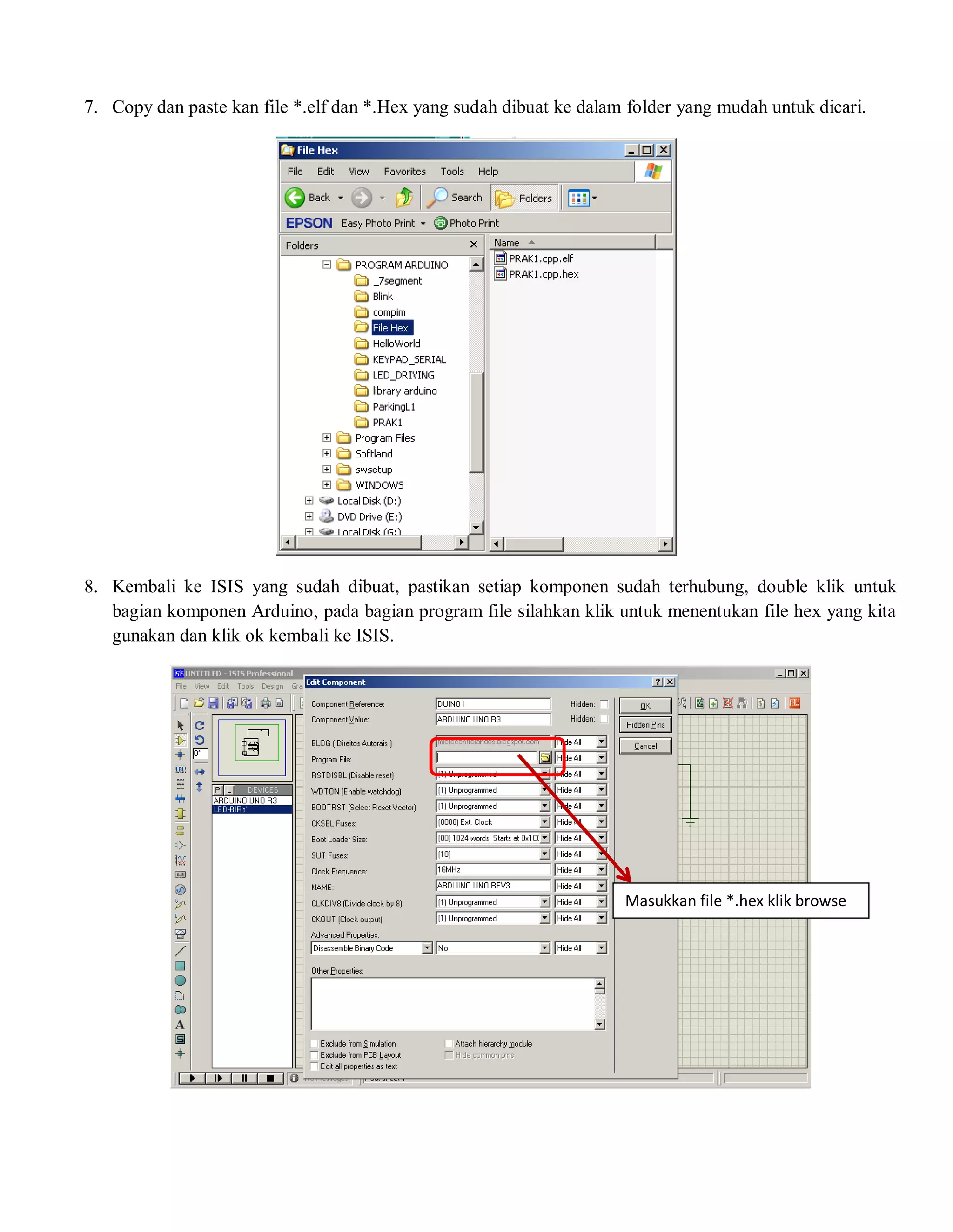 Praktikum i arduino dengan proteus | PDF