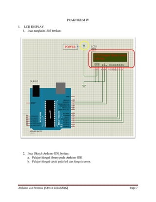 Praktikum ii driving led dengan arduino | PDF