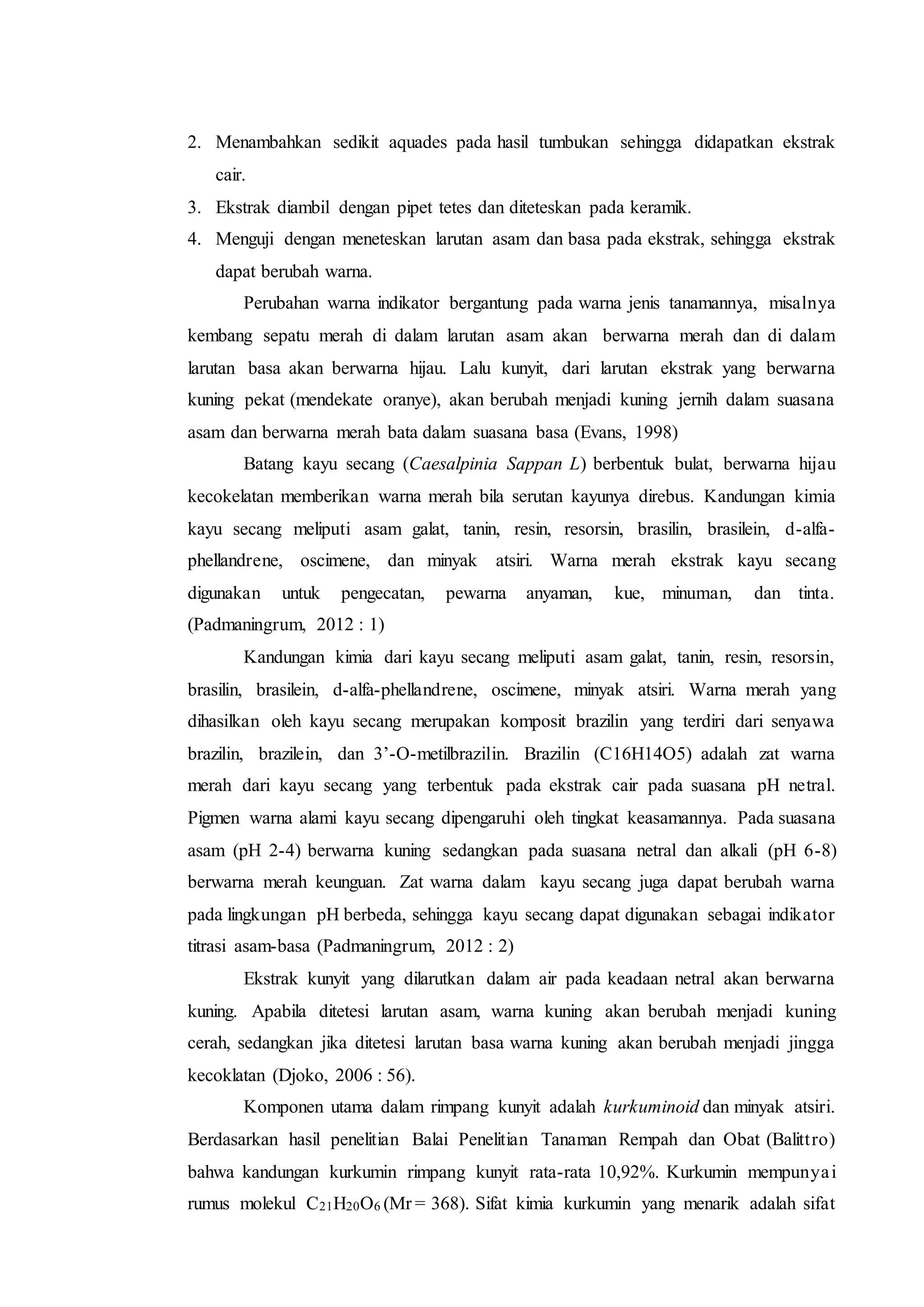 Laporan Praktikum Asam Basa | DOCX