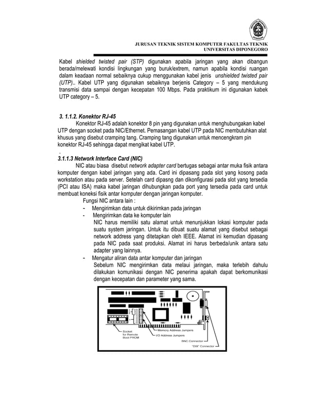 Praktikum jaringan komputer | PDF