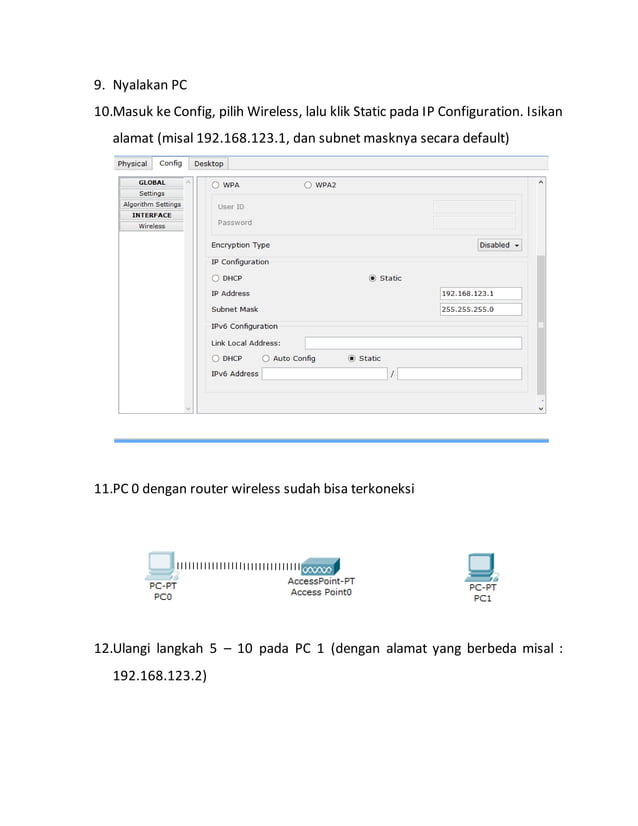 Praktikum jaringan komputer 3 wireless network | PDF