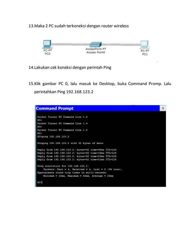 Praktikum jaringan komputer 3 wireless network | PDF