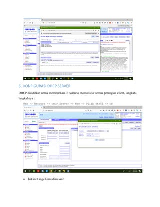 Praktikum Jaringan Komputer zeroshell | PDF