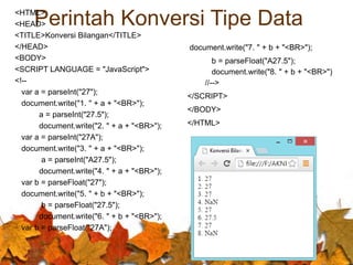 Praktikum javascript | PPT