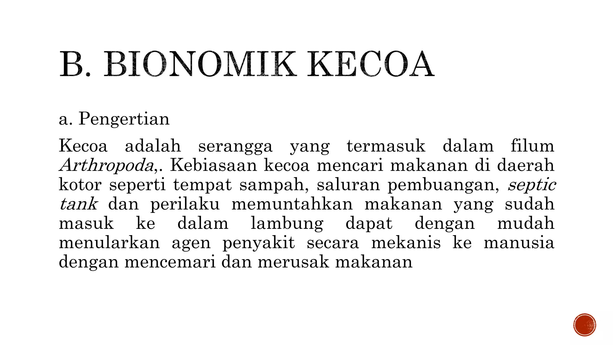 survey kepadatan kecoa | PPTX