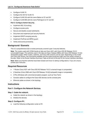Praktikum Lab 14 - Switch Security Configuration.docx