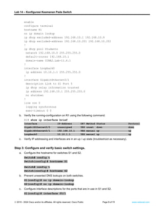Praktikum Lab 14 - Switch Security Configuration.docx
