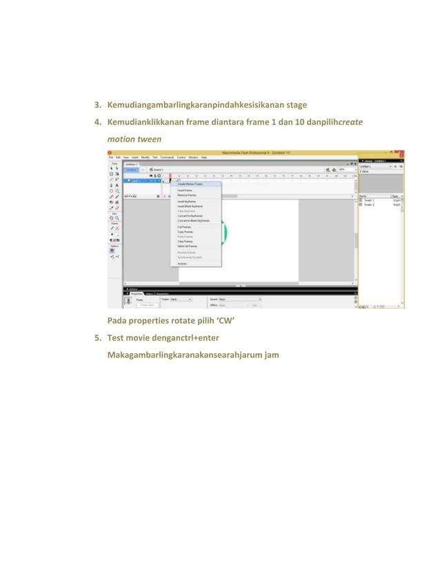 Praktikum motion tween | DOCX