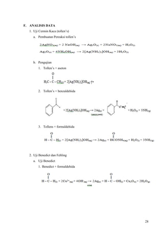 Praktikum organik aldehid keton | DOCX