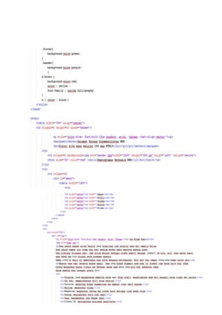 Praktikum pemrograman berbasis web | DOCX