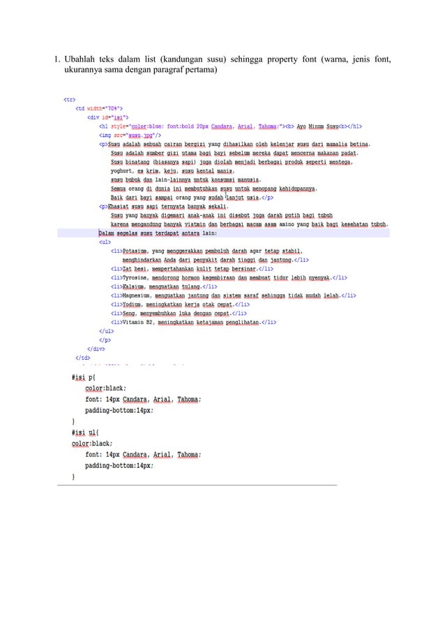Praktikum pemrograman berbasis web | DOCX