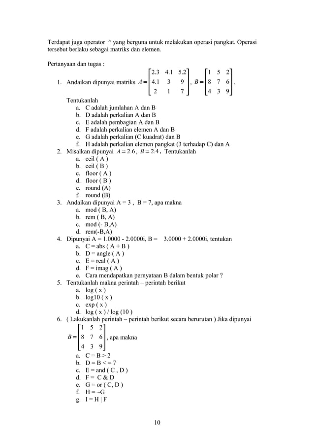 Praktikum pemrograman modul i | PDF