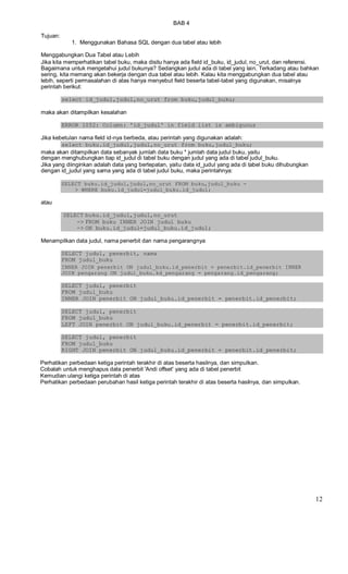 Modul Praktikum Sistem Basis Data | PDF