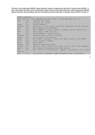 Modul Praktikum Sistem Basis Data | PDF