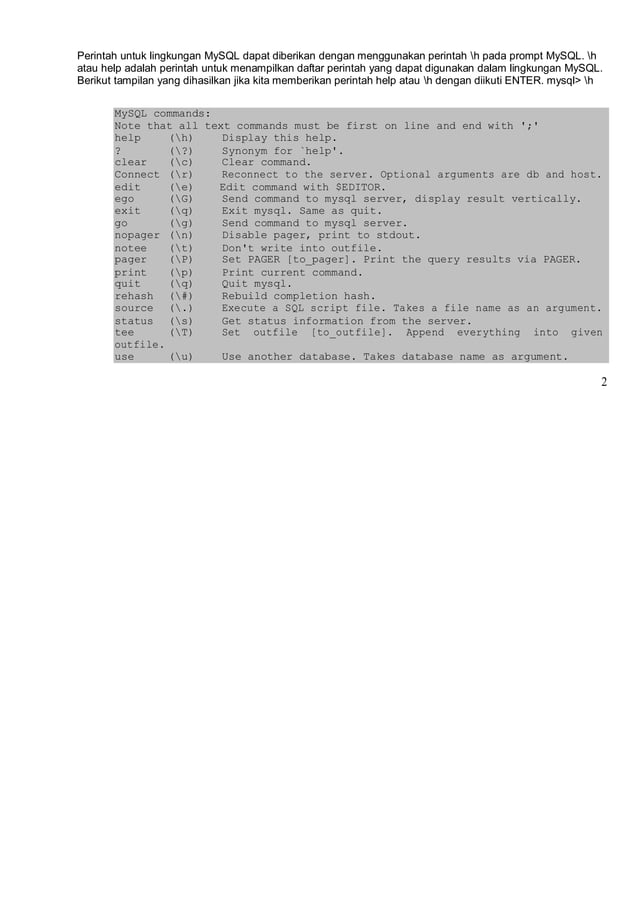 Modul Praktikum Sistem Basis Data | PDF
