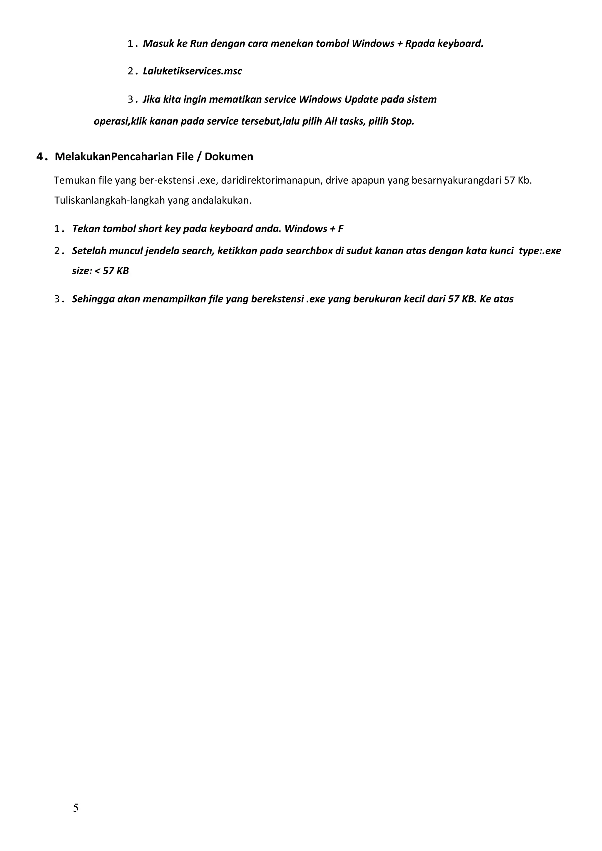 Praktikum Sistem Operasi | PDF