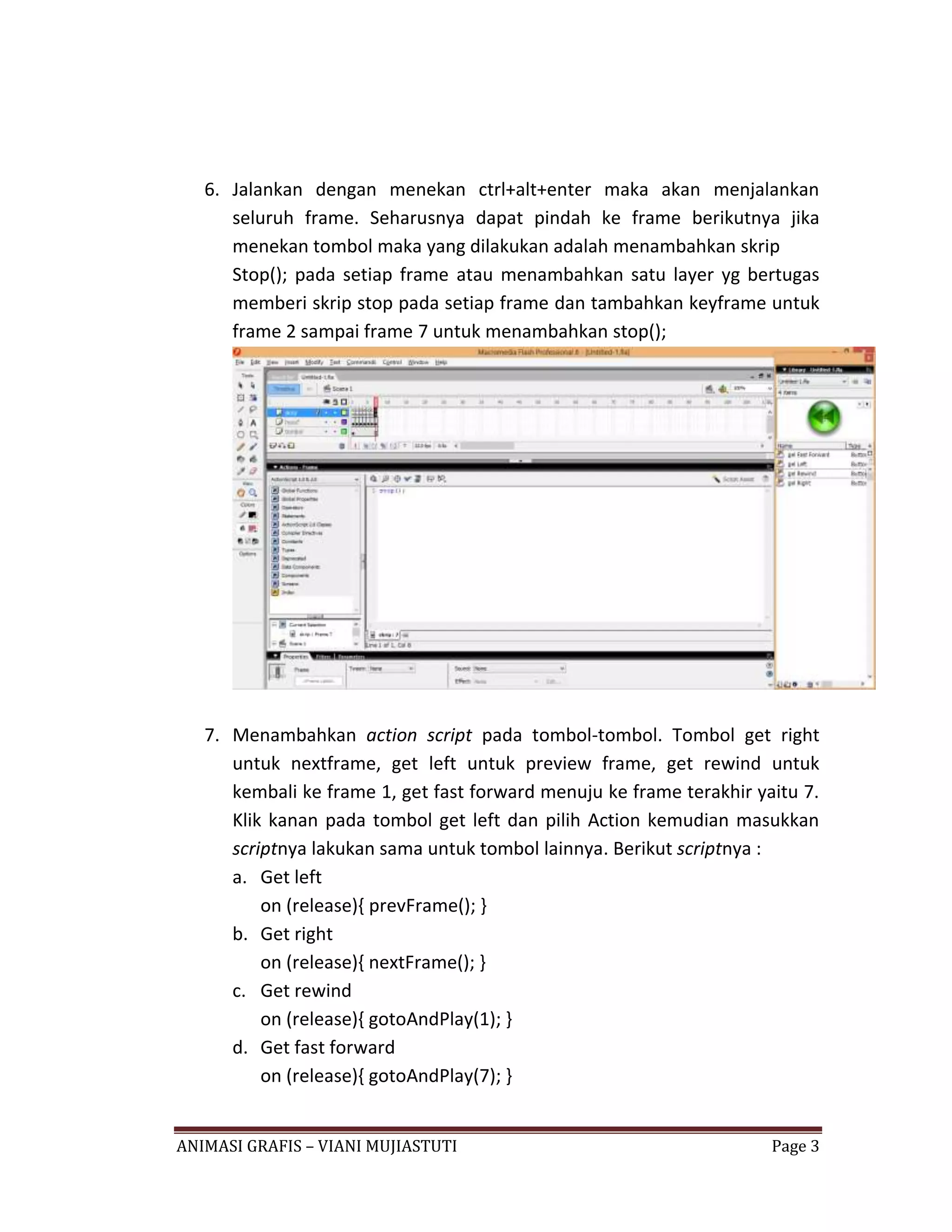 Praktikum Action Script | DOCX