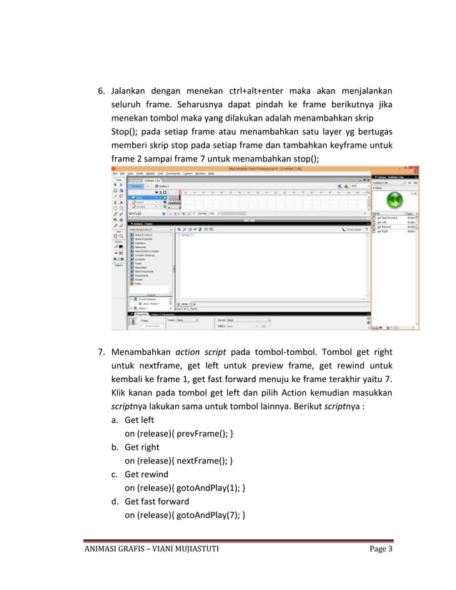 Praktikum Action Script | PDF