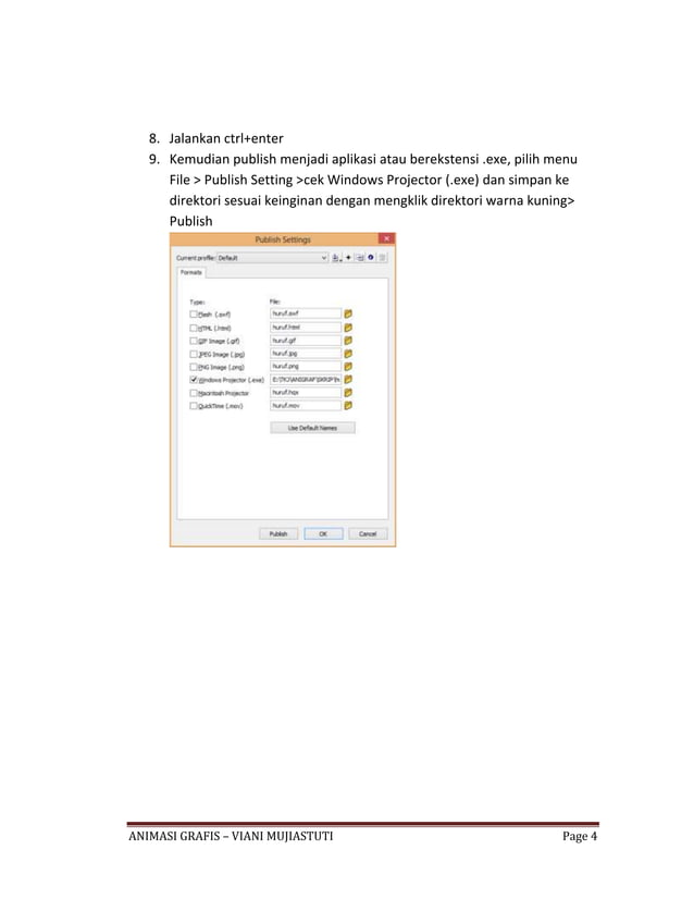 Praktikum Action Script | PDF