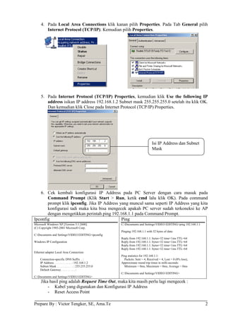 Praktikum wireless | PDF