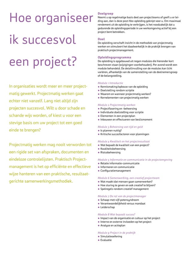 Praktisch Project Management | PDF