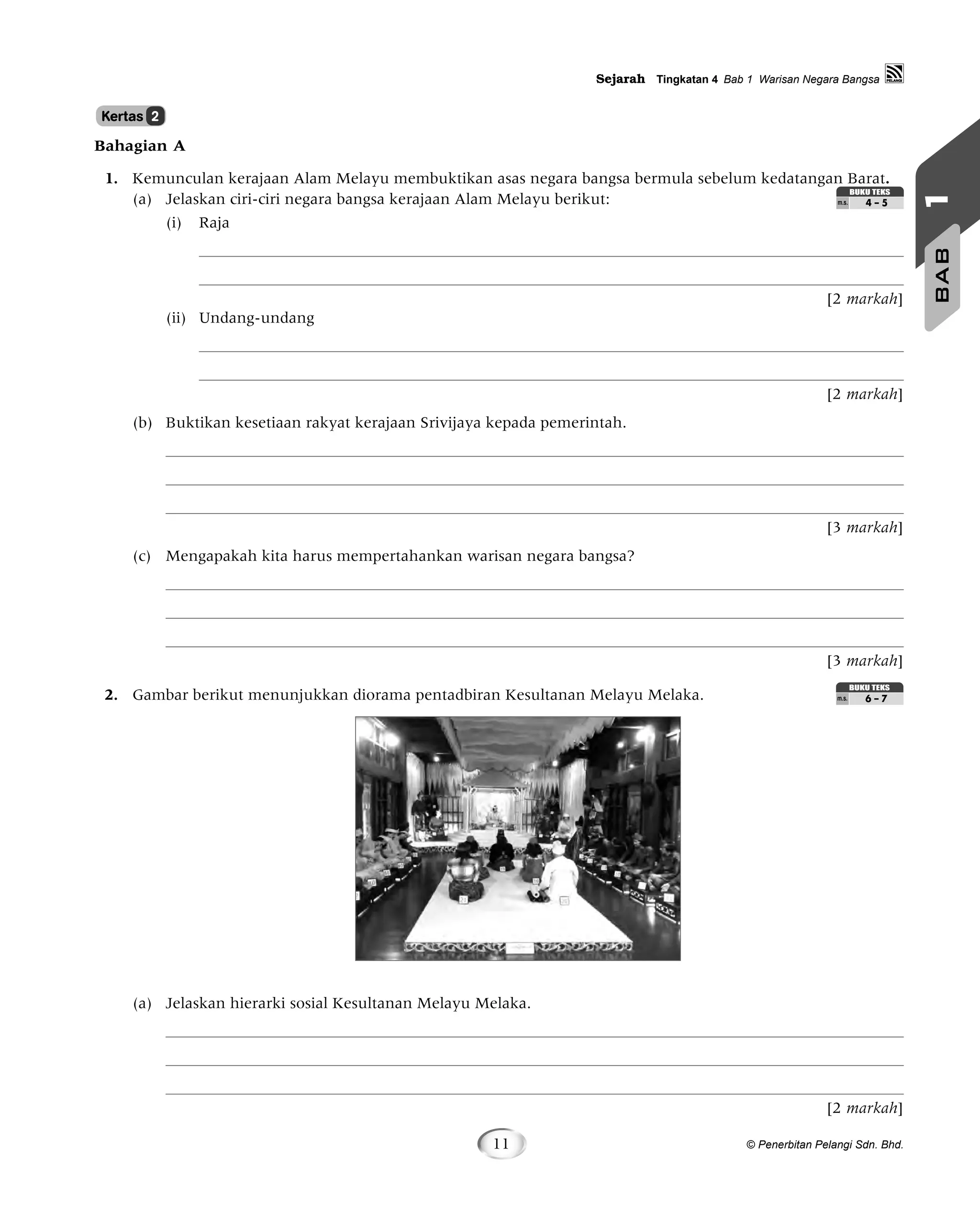 Latihan sejarah tingkatan 4 bab 1 ulangkaji berfokus | PDF