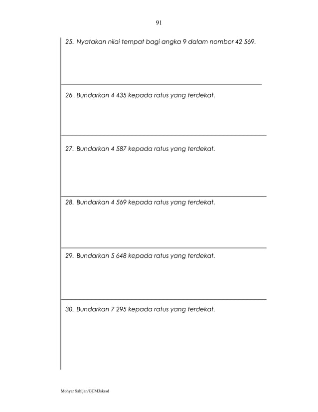 Praktis upsr 1999 | DOC