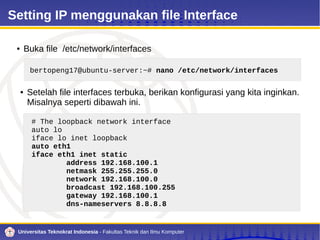 Praktikum modul 3_konfigurasi firewal | PPT