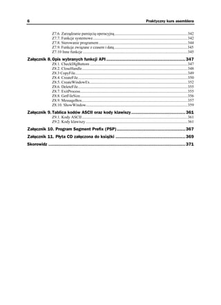 Praktyczny kurs asemblera | PDF