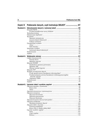 Praktyczny kurs SQL | PDF