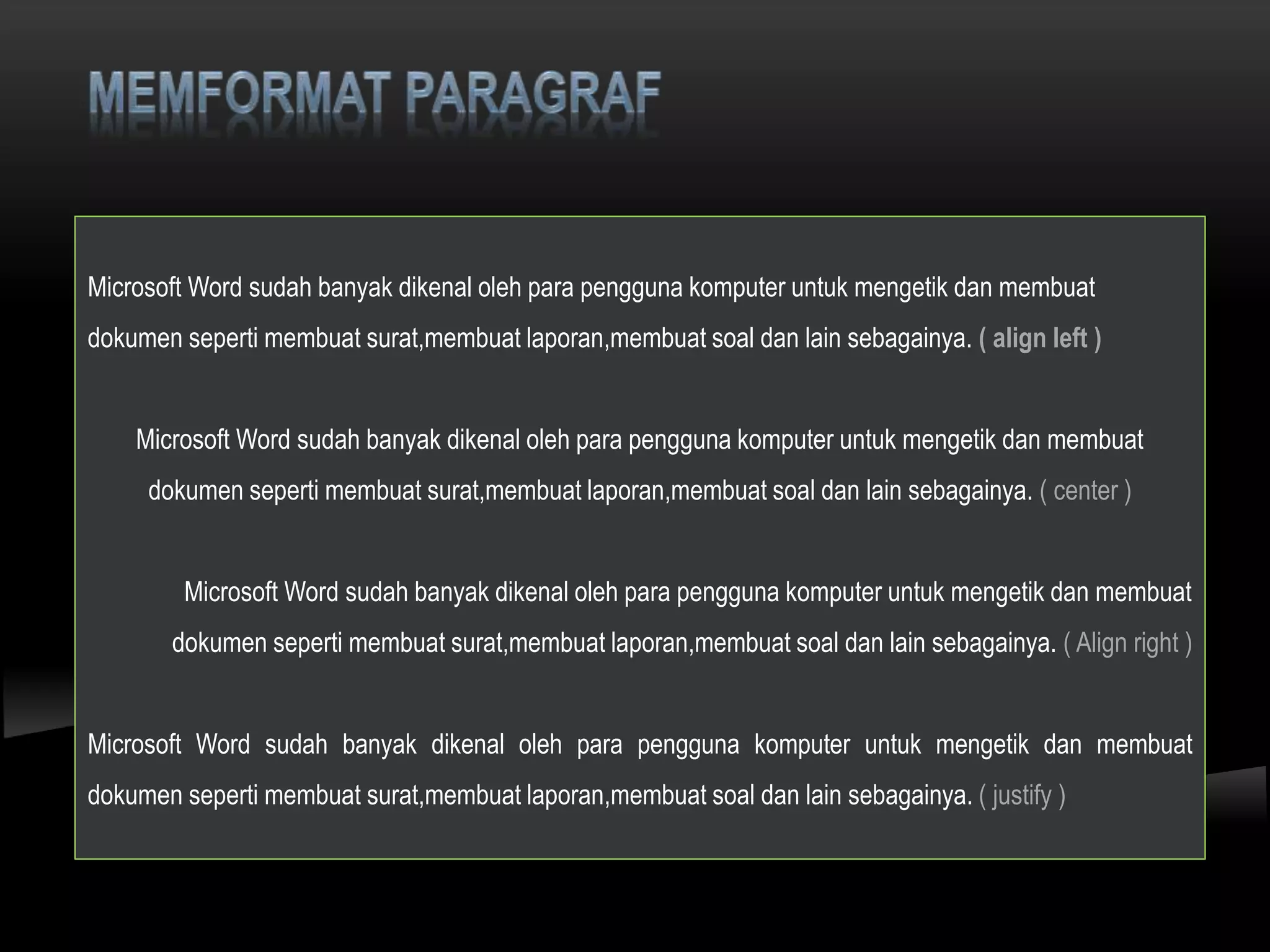 Pra latihan Power Point | PPT