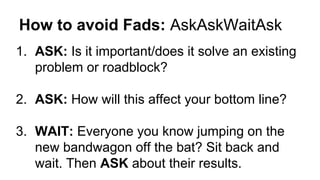 Social Media Trends v. Fads | PDF