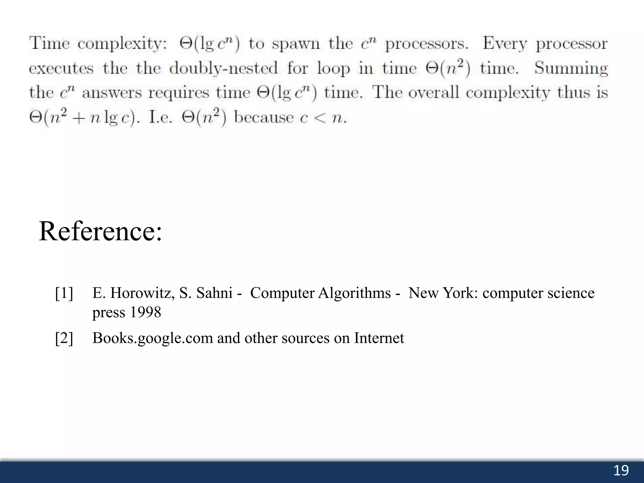 Elementary PRAM Algorithms (step by step trace) | PPT