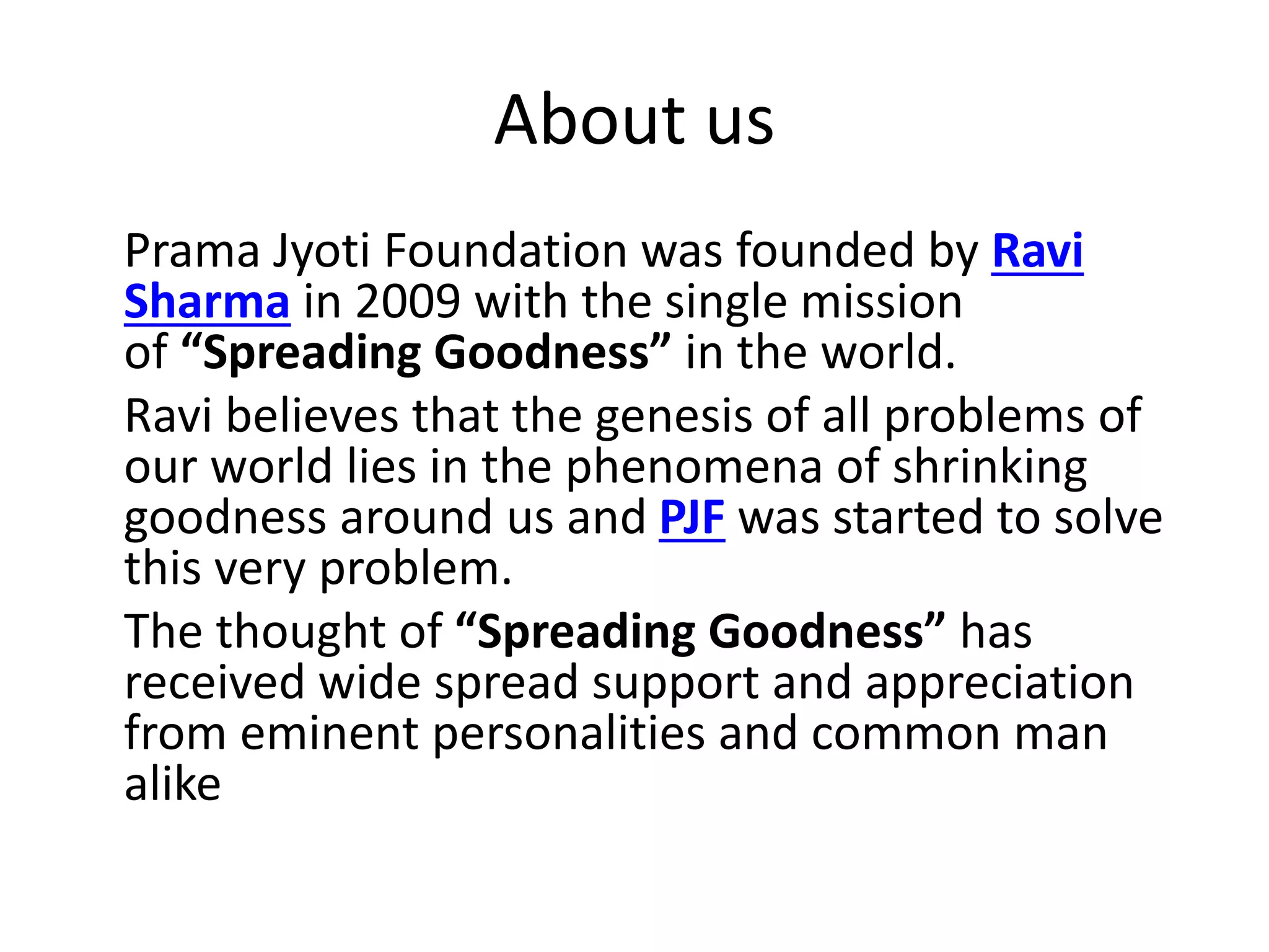 Prama Jyoti Foundation | PDF