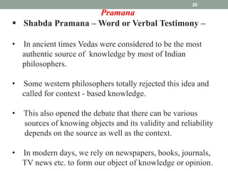 Pramana ppt | PPTX