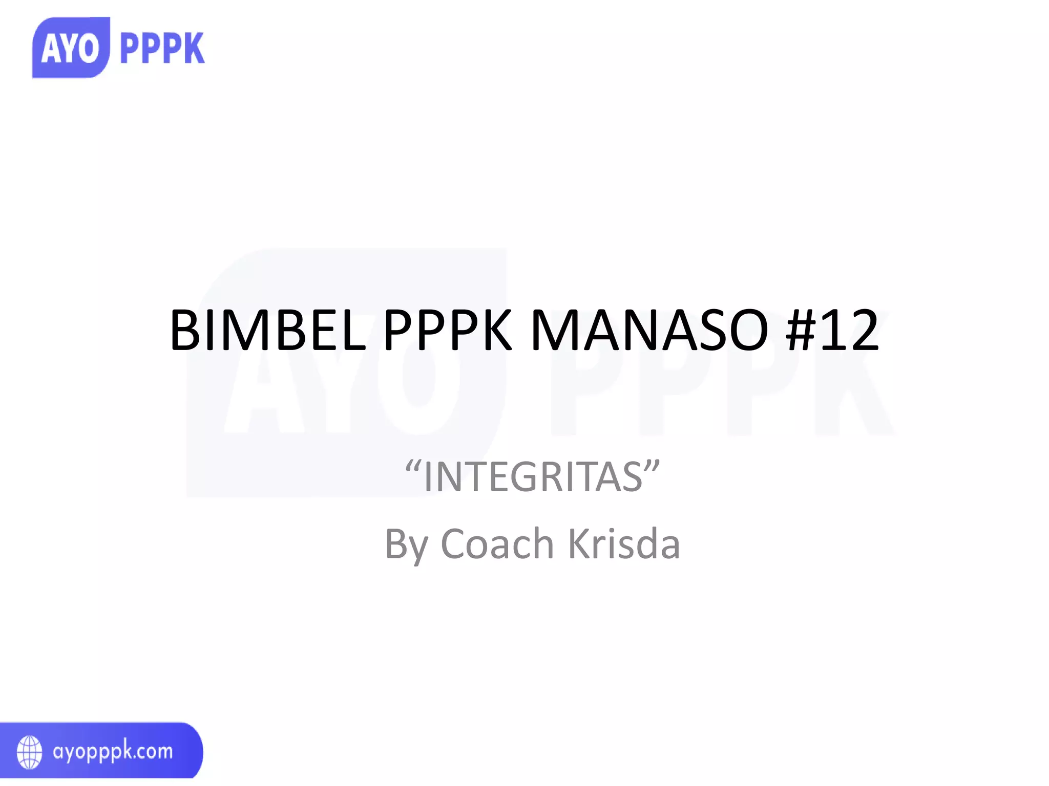 PRA MATERI - INTEGRITAS.pdf