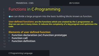 PASSING ONE DIMENSIONAL ARRAY AS ARGUMENT PPT.pptx