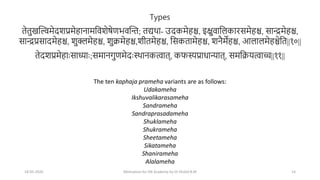 Charaka Samhita Nidana Sthana Chapter 4: Pramehanidana | PPTX