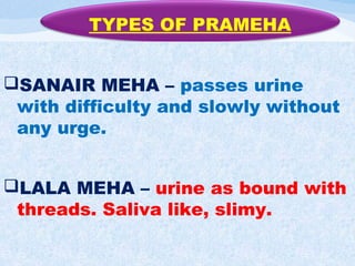 Prameha (Rogavastha) | PPT