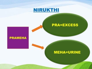 Prameha (Rogavastha) | PPT