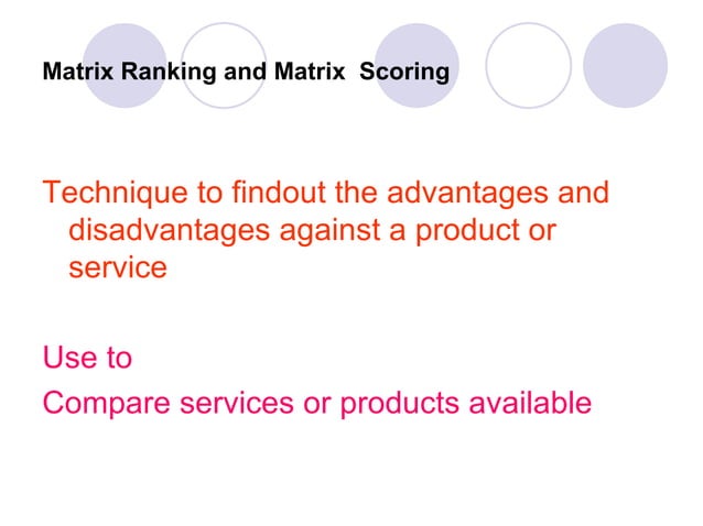 Pra methods | PPT | Agriculture | Industries