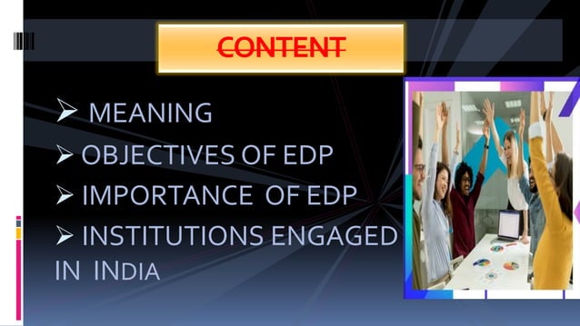 Entrepreneurship development program | PPTX