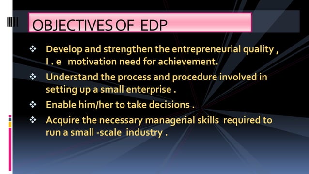 Entrepreneurship development program | PPTX