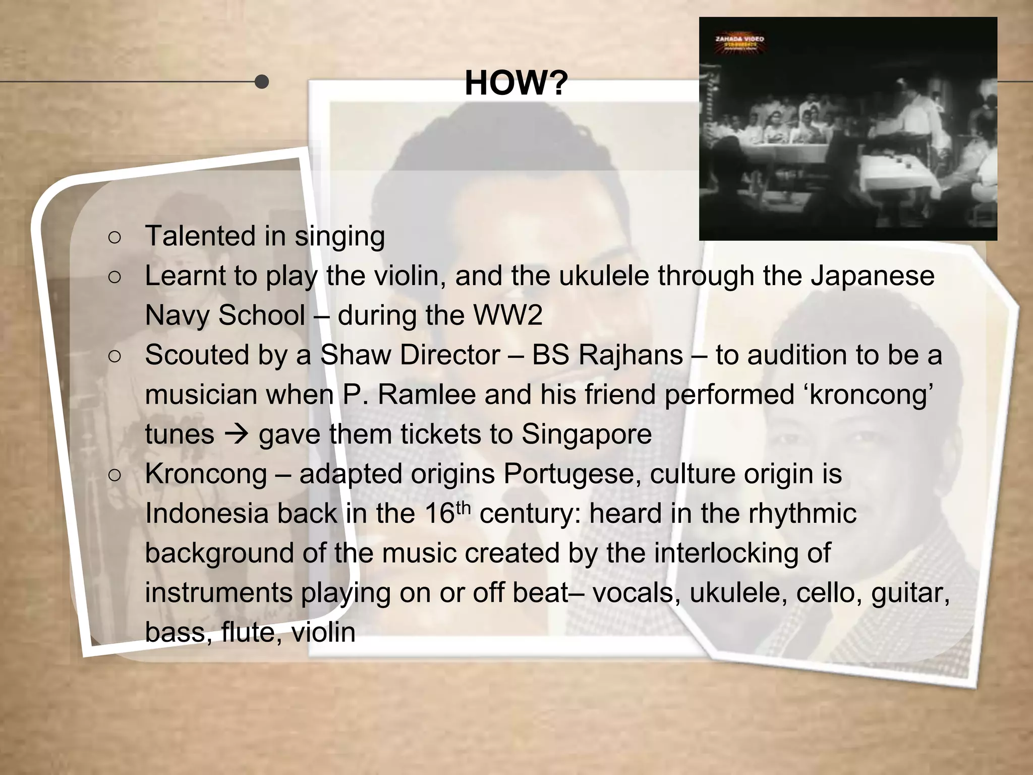 P Ramlee Slides | PPTX