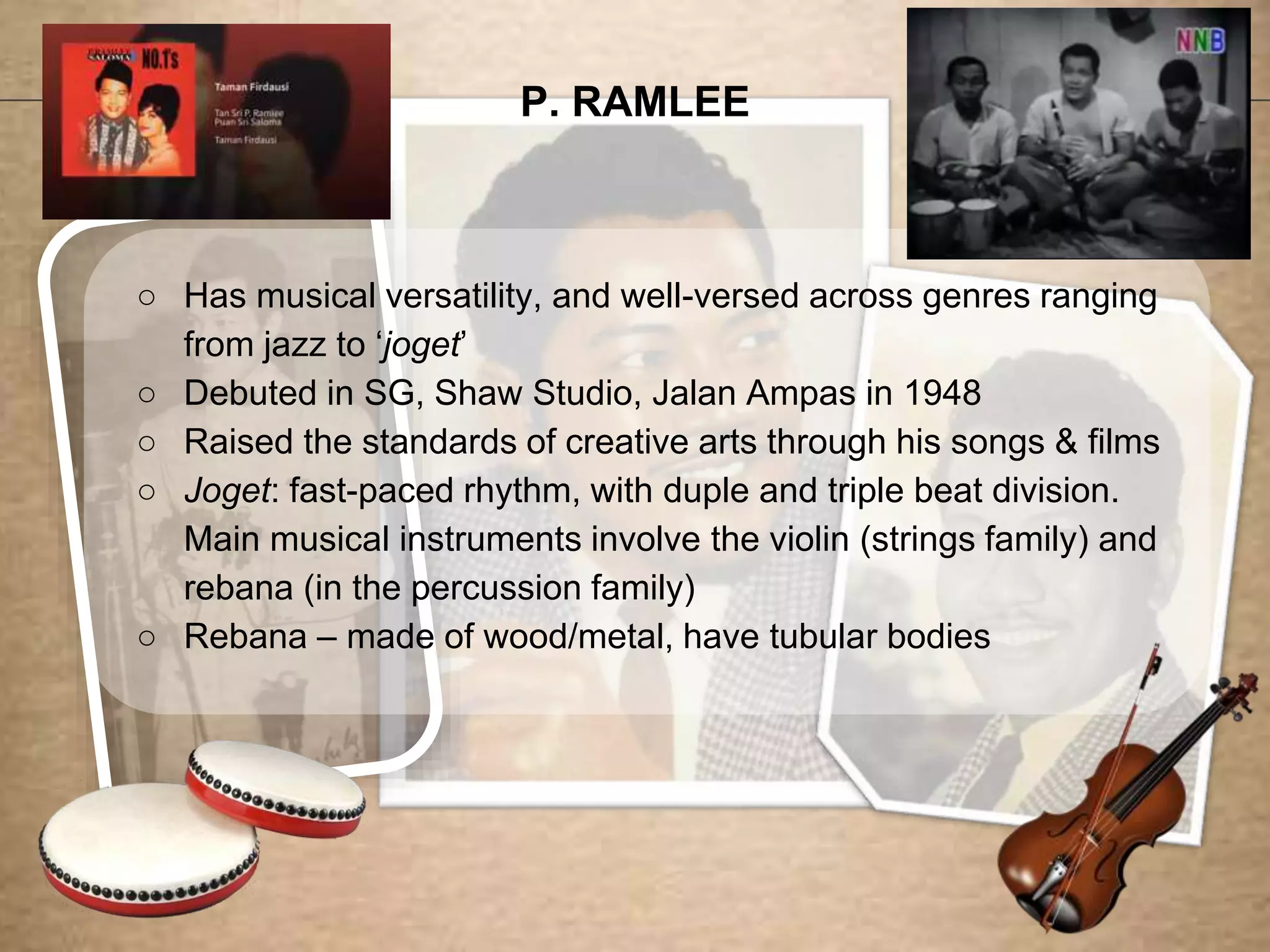 P Ramlee Slides | PPTX