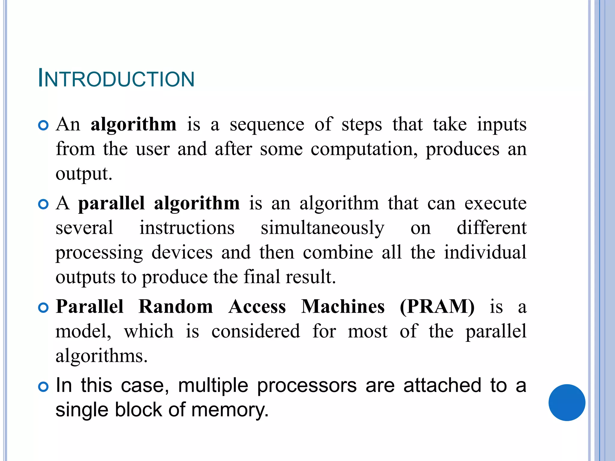 Pram model | PPTX | Operating Systems | Computer Software and Applications