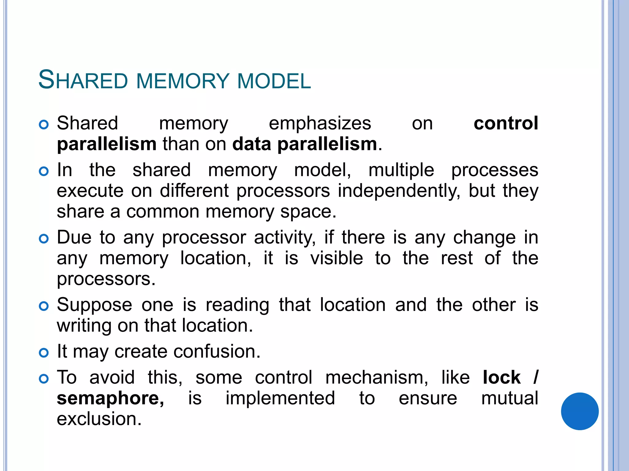 Pram model | PPTX | Operating Systems | Computer Software and Applications